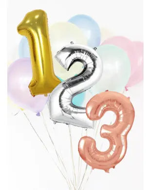 Number Balloons – Helium Balloon Inc.